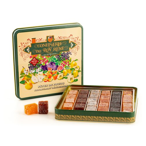 Coffret de pâtes de fruits 360g Le Roy René - ETSDUPLEIX